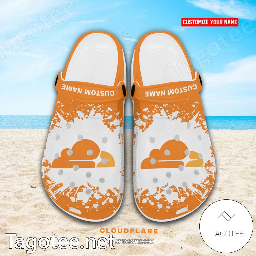 Cloudflare Logo Crocs Clogs - EmonShop - Tagotee