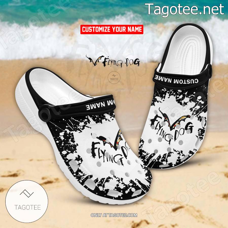 Flying Dog Logo Crocs Clogs - EmonShop - Tagotee