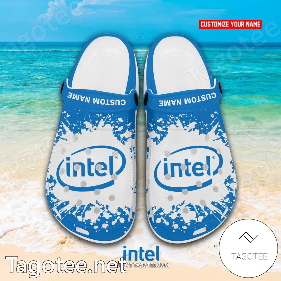 Intel Logo Crocs Clogs - EmonShop - Tagotee