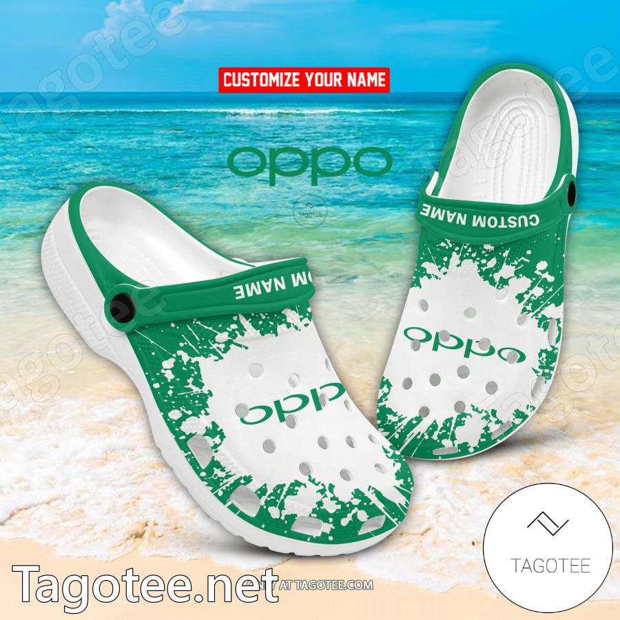 Oppo Logo Crocs Clogs - EmonShop - Tagotee