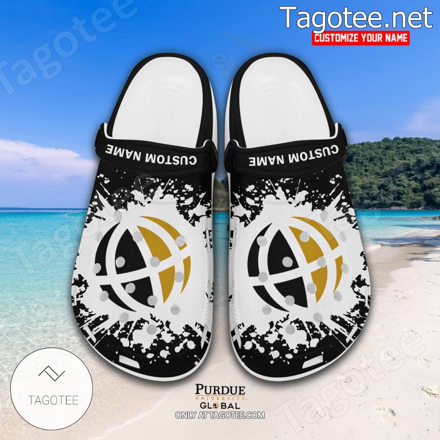 Purdue University Global Custom Crocs Clogs - BiShop - Tagotee