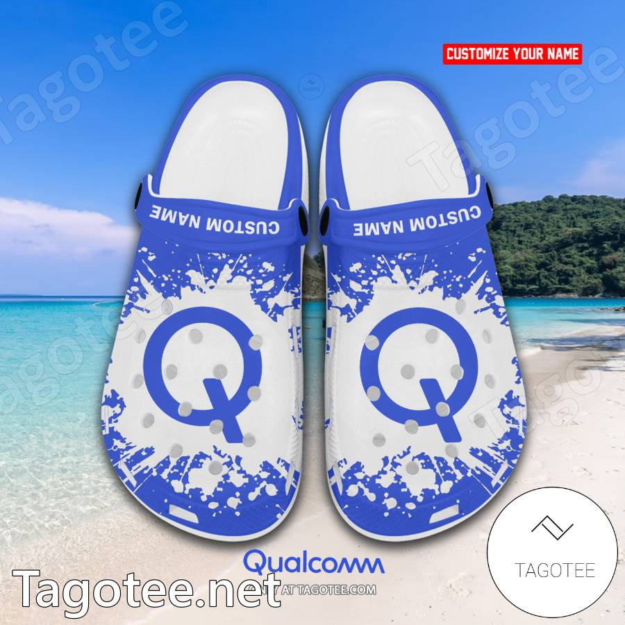 QUALCOMM Logo Crocs Clogs - EmonShop - Tagotee