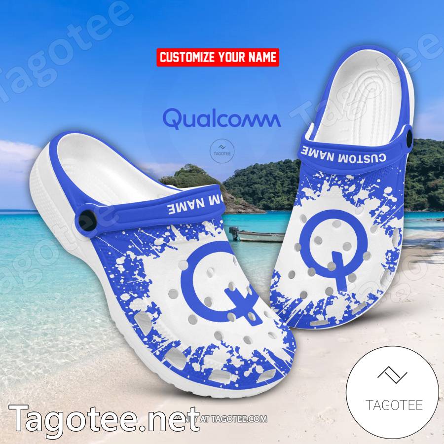 QUALCOMM Logo Crocs Clogs - EmonShop - Tagotee