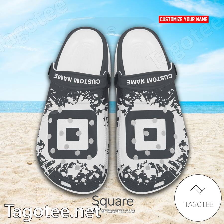 Square Logo Crocs Clogs - EmonShop - Tagotee