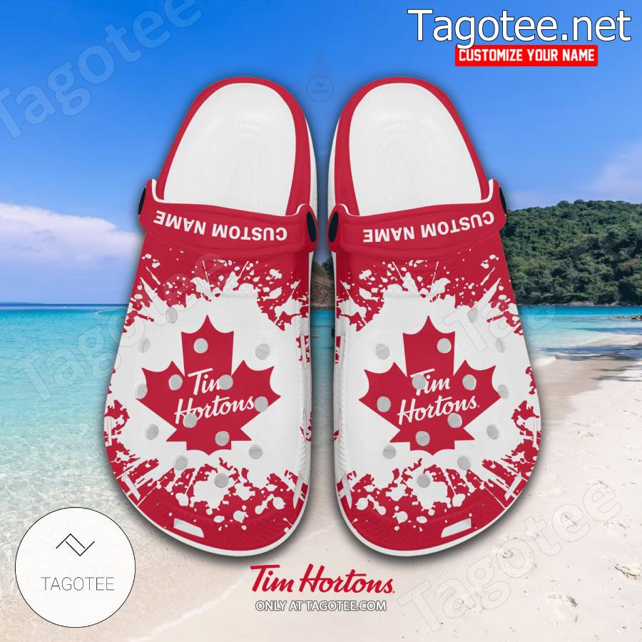 Tim Hortons Logo Crocs Clogs - EmonShop - Tagotee