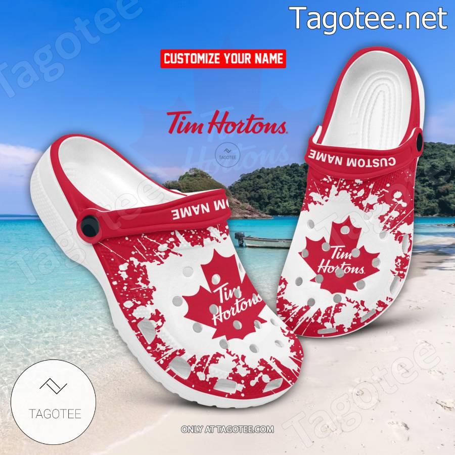 Tim Hortons Logo Crocs Clogs - EmonShop - Tagotee