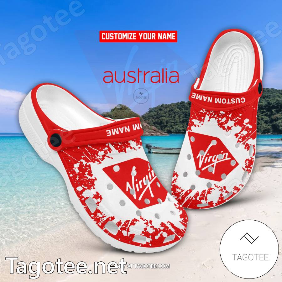 Virgin Australia Logo Crocs Clogs - EmonShop - Tagotee