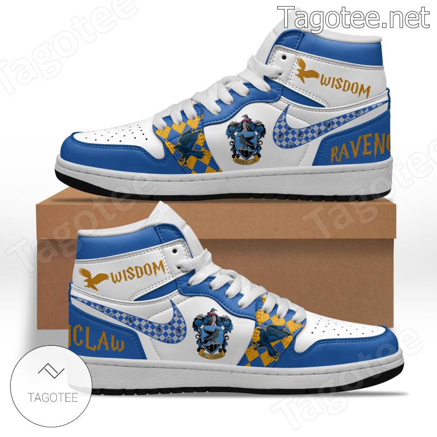 Harry Potter Ravenclaw Wisdom Air Jordan High Top Shoes - Tagotee