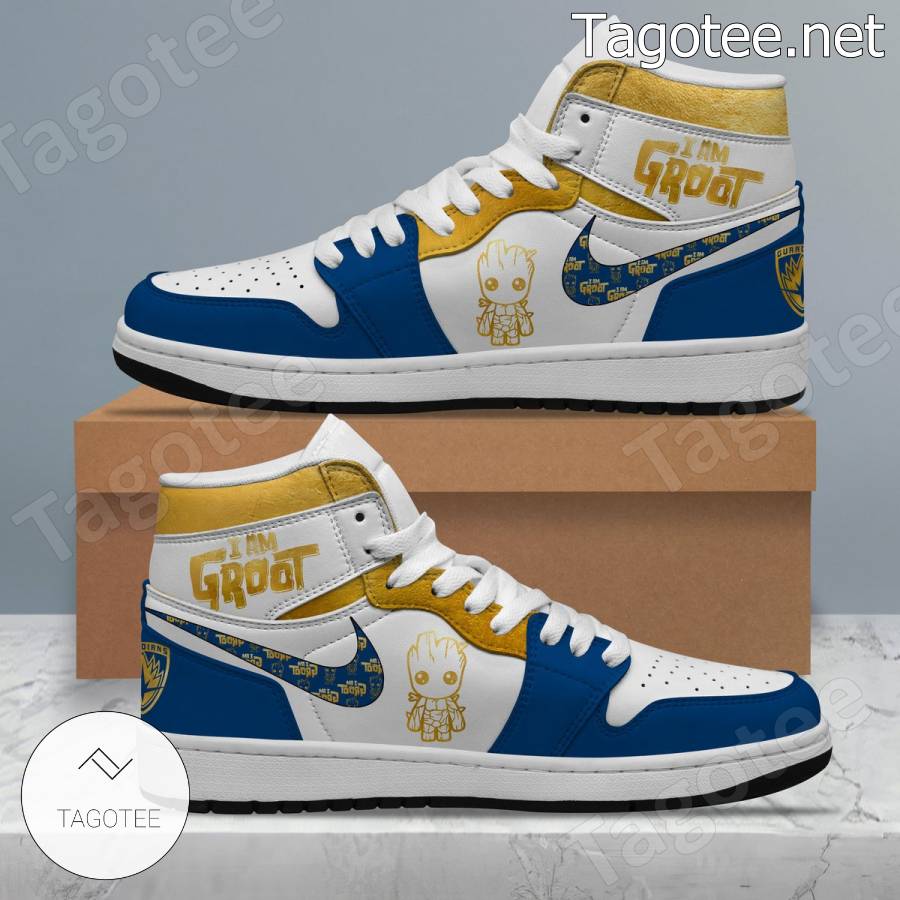 I Am Groot Air Jordan High Top Shoes - Tagotee