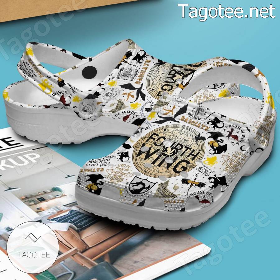 Basgiath Fourth Wing Crocs Clogs - Tagotee