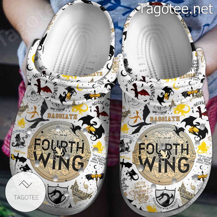 Basgiath Fourth Wing Crocs Clogs - Tagotee