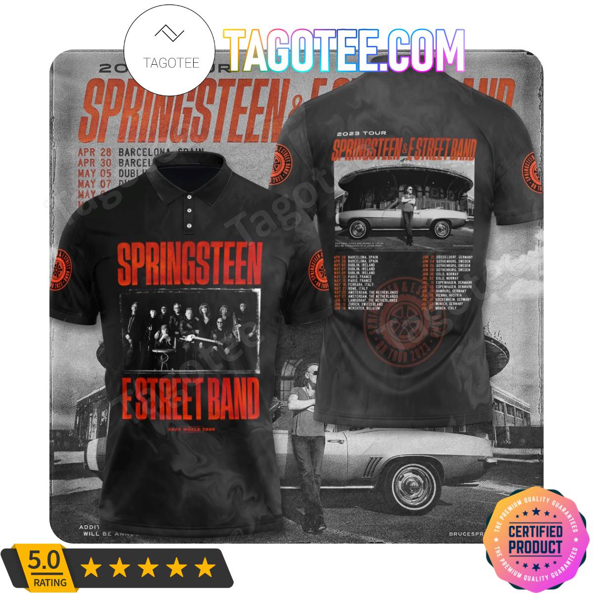 Bruce Springsteen And E Street Band 2023 Tour T-shirt, Hoodie - Tagotee