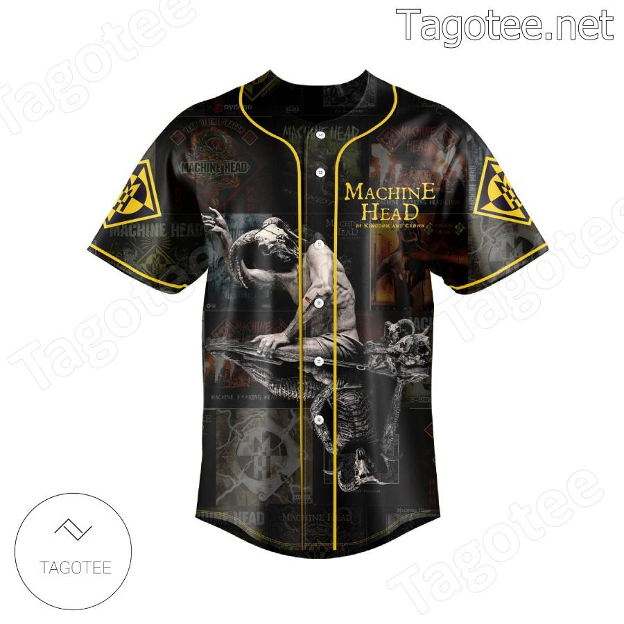 Machine Head Of Kingdom And Crown Baseball Jersey - Tagotee
