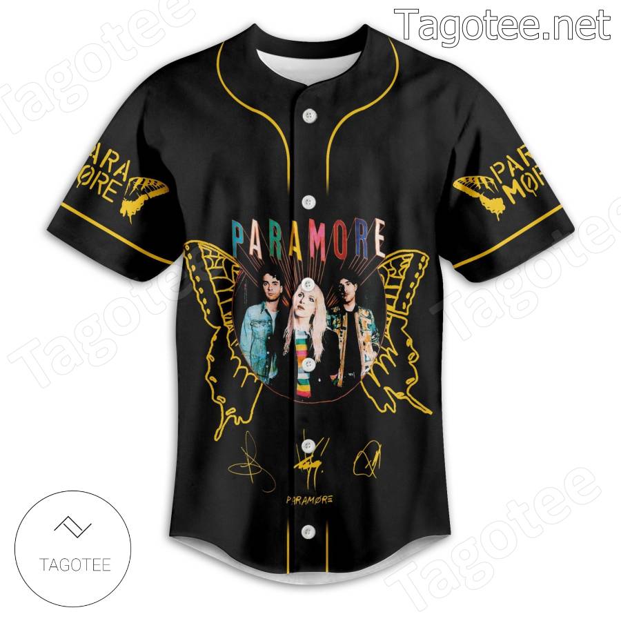 Paramore In North America Signatures Baseball Jersey - Tagotee