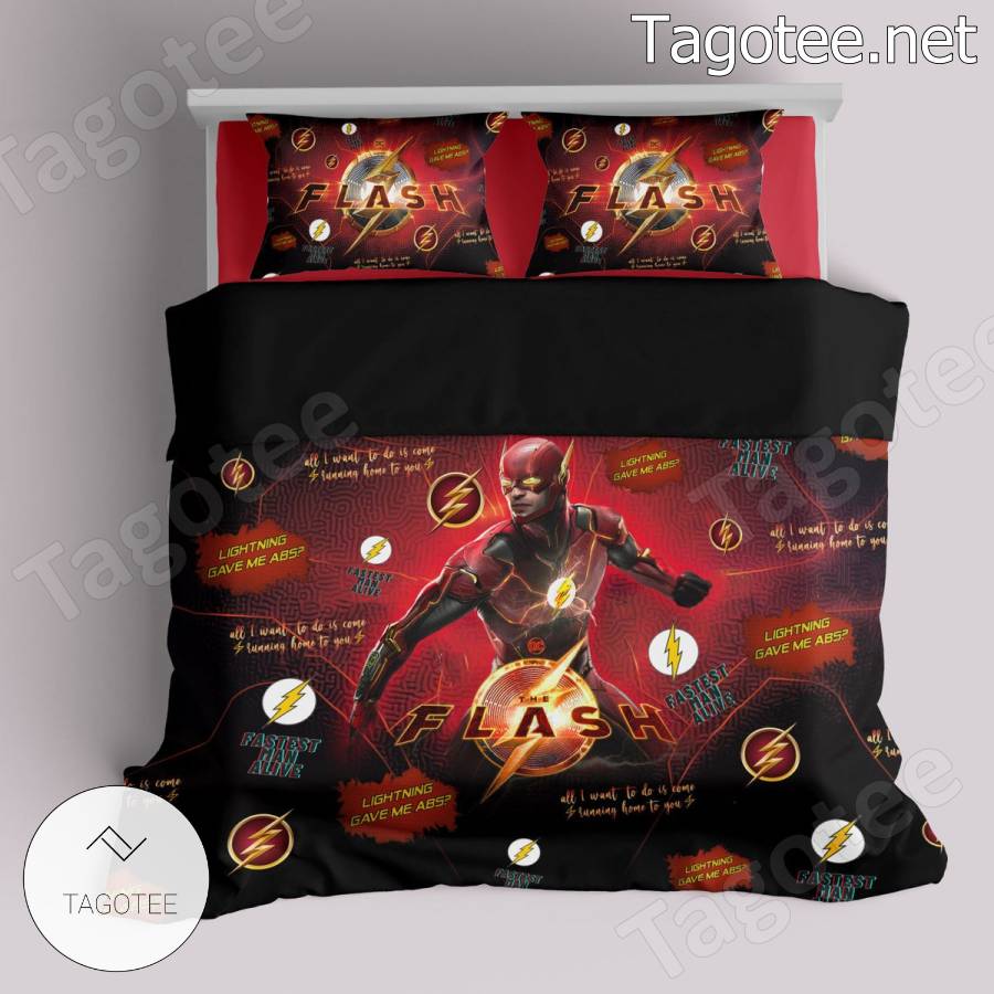 The Flash Movie Pattern Bedding Set - Tagotee