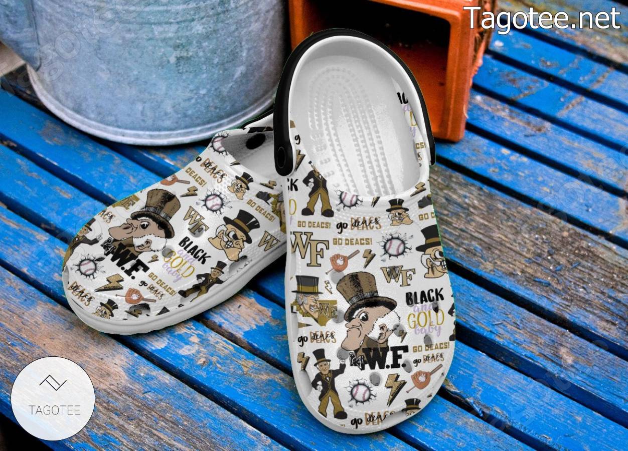 Wake Forest Demon Deacons Mascot Crocs Clogs - Tagotee