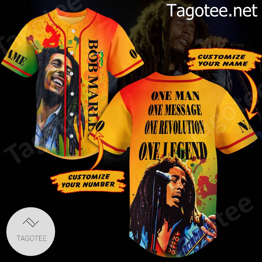 Bob Marley One Man One Message One Revolution One Legend Personalized ...