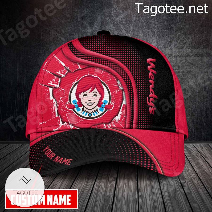 Wendy's Broken Glass Personalized Cap - Tagotee