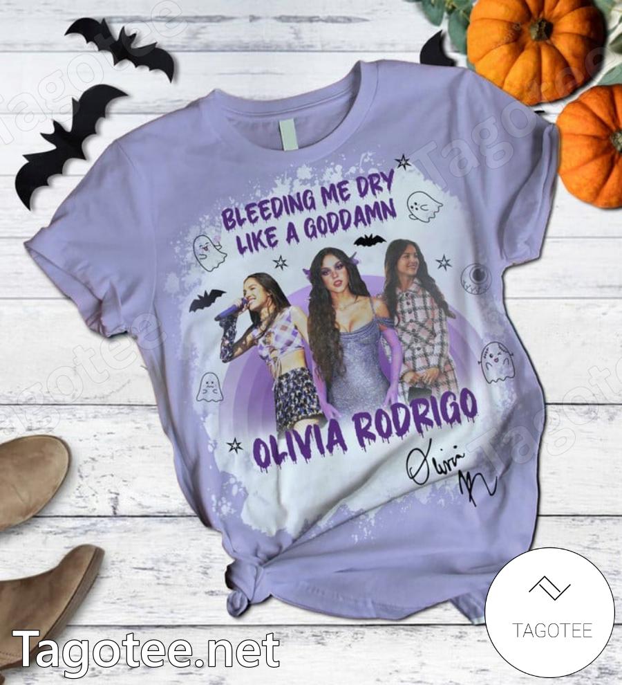 Olivia Rodrigo Bleeding Me Dry Like A Goddamn Halloween Pajamas Set ...