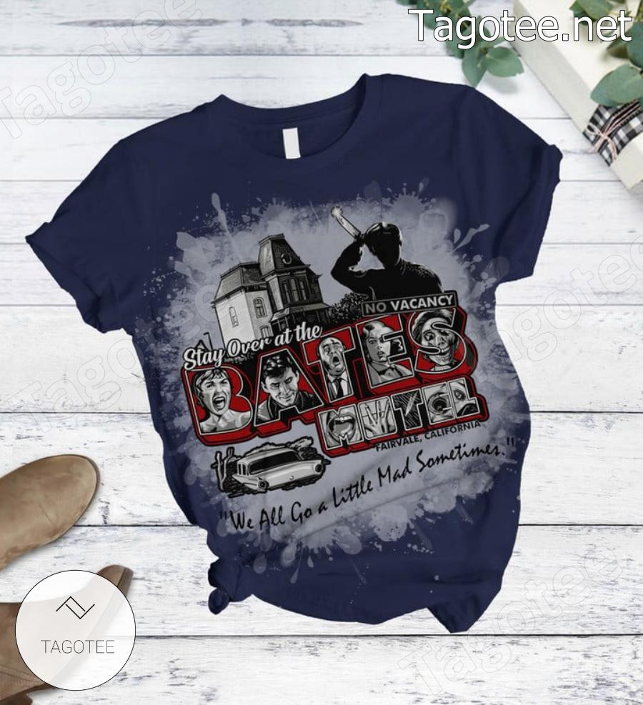 Stay Over At The Bates Motel Pajamas Set - Tagotee