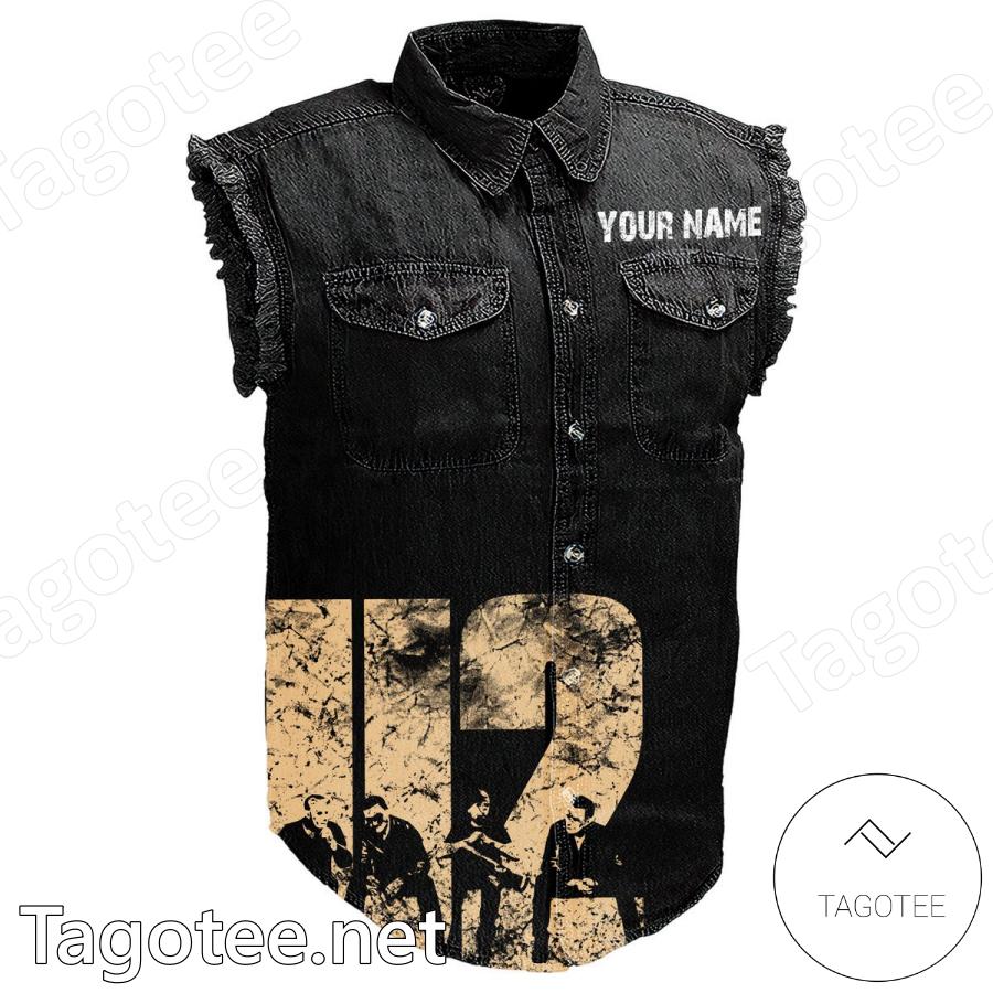 U2 Fan I'm Not Old I'm Vintage Personalized Sleeveless Denim Jacket ...