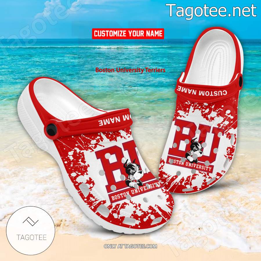 Boston University Terriers Hockey Crocs Clogs - BiShop - Tagotee