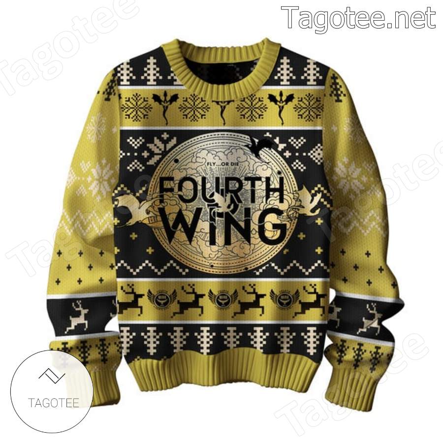 Fourth Wing Basgiath Ugly Christmas Sweater - Tagotee