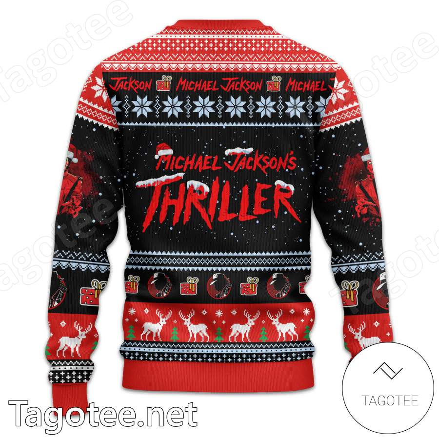 Michael Jackson Who's Bad Merry Christmas Ugly Xmas Sweater - Tagotee